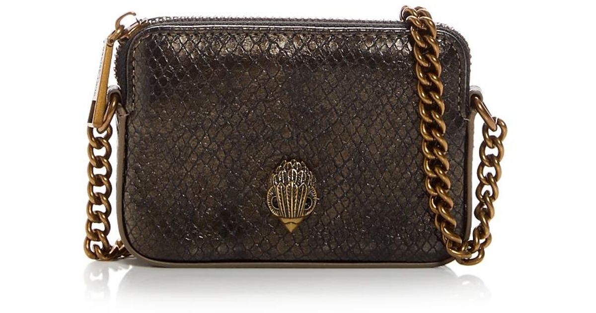 Kurt Geiger Micro Kensington Camera Crossbody Bag in Black | Lyst UK