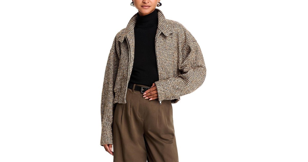 A.L.C. A. L.C. Harrison Jacket in Brown | Lyst