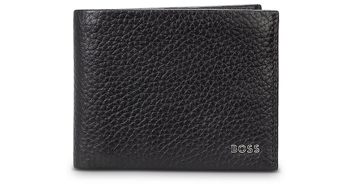 BOSS Bifold Wallet in Black for Men | Lyst