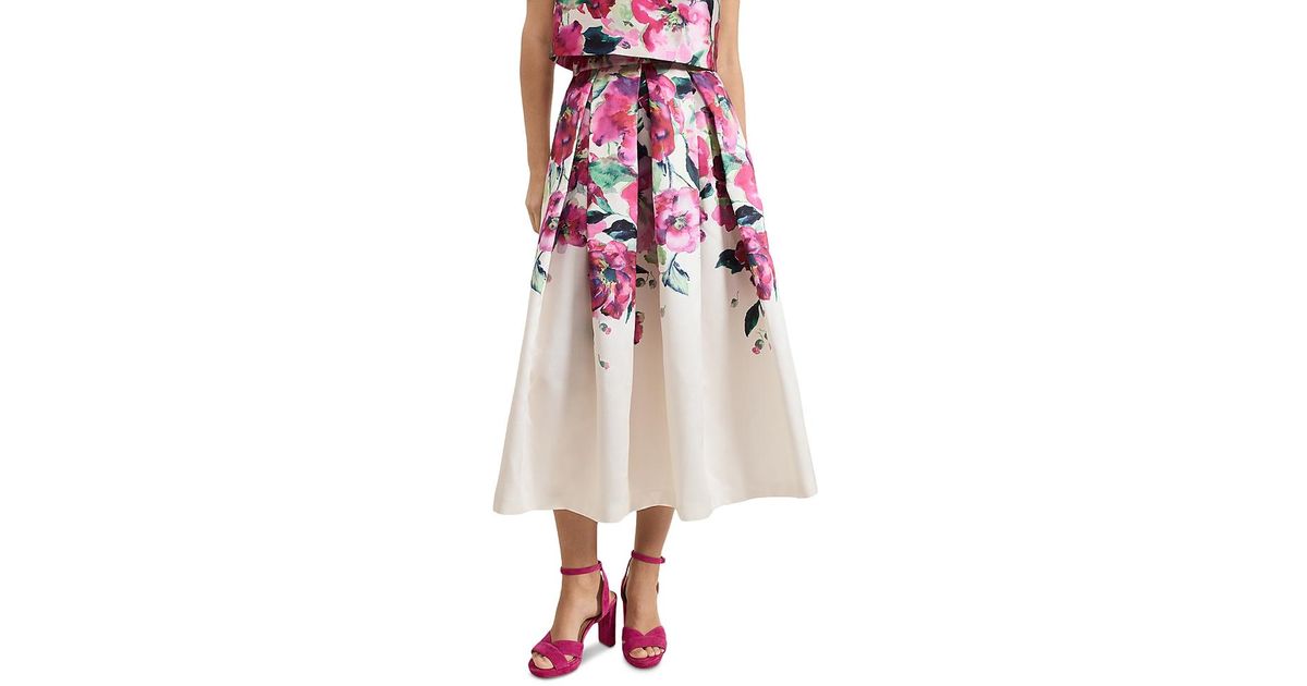 Phase Eight Phase Skirt Celeste Floral Border Skirt | Lyst