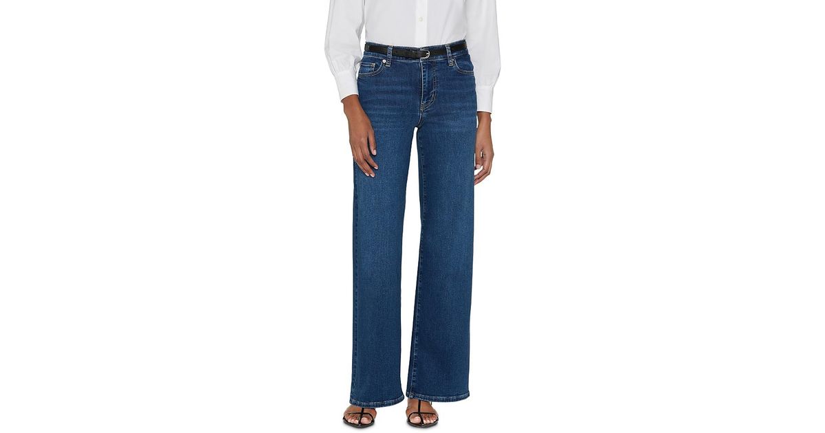 FRAME Palazzo Jeans in Blue | Lyst UK