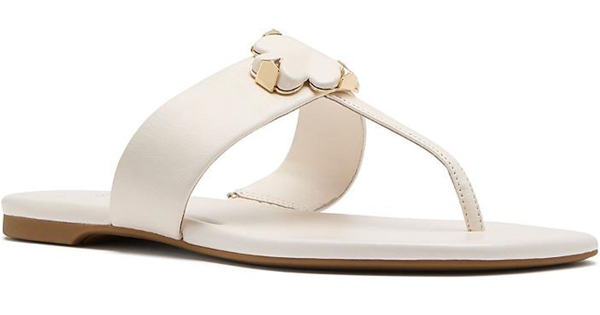 Kate Spade Spade Flower Sandals in White | Lyst