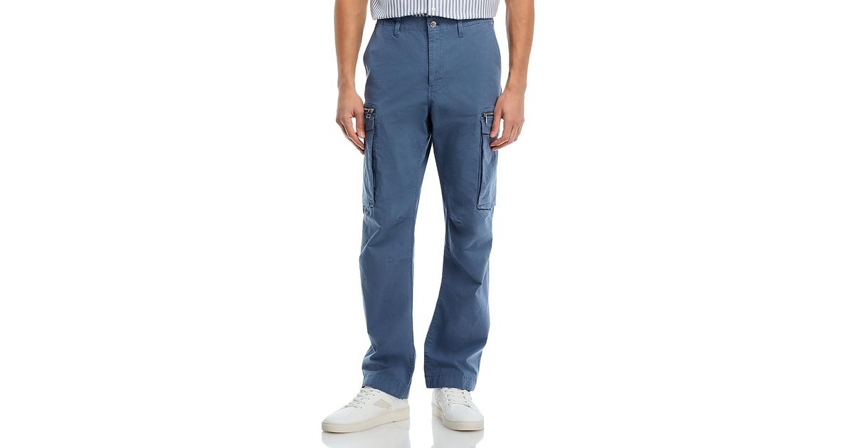 Michael Kors Garment Dyed Cargo Pants in Blue for Men | Lyst UK