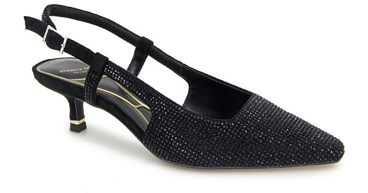 Kenneth Cole Martha Crystals Pumps in Black | Lyst UK