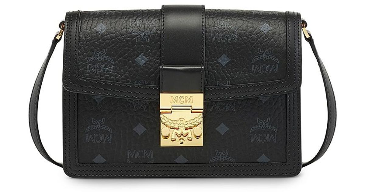 MCM Tracy Vi Shoulder Bag Small in Black | Lyst