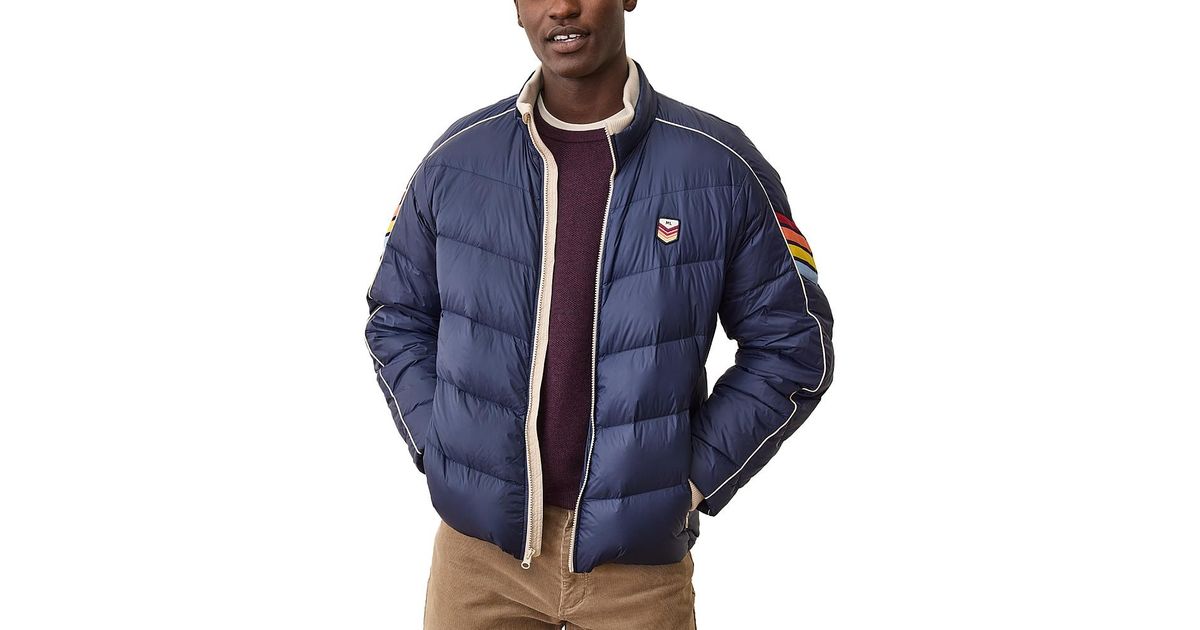Marine Layer Bode Puffer Jacket in Blue for Men | Lyst