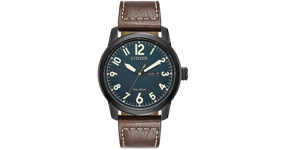 Citizen Eco-Drive Garrrison Weekender Watch, 42Mm for Men | Lyst UK