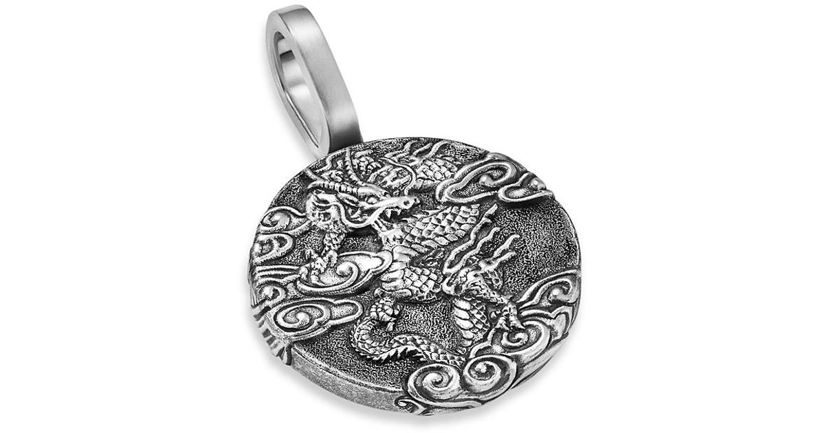 David Yurman Dragon Amulet in White for Men | Lyst