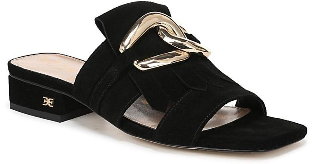 Sam Edelman Darby Sandals in Black | Lyst UK