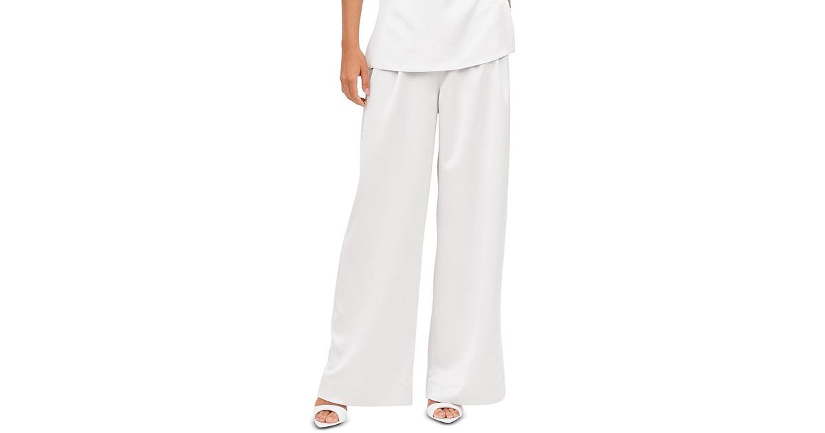NonChalant Label Rollo Pants in White | Lyst