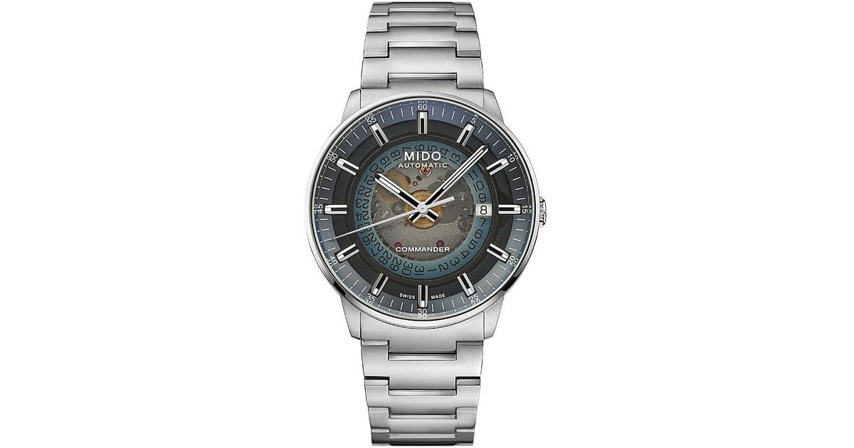 MIDO Commander Gradient Watch, 40Mm in Gray | Lyst