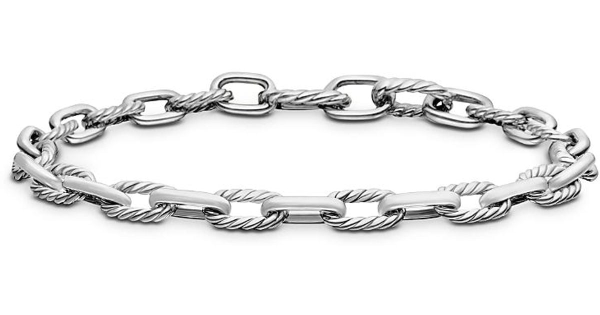 David Yurman Dy Madison Chain Bracelet in White for Men | Lyst