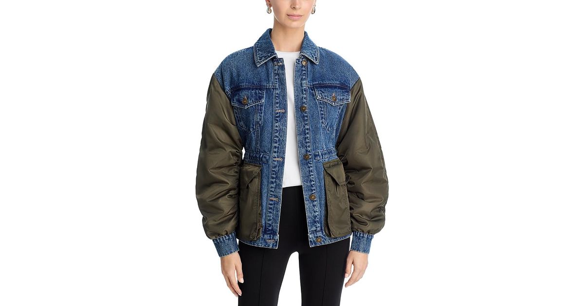 Steve Madden Joie Jacket in Blue | Lyst
