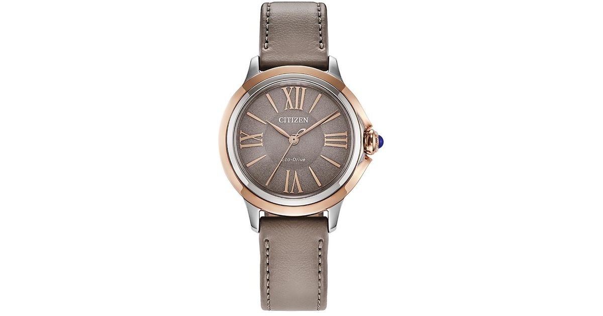 Citizen Eco Drive Classic Ceci Watch, 32Mm in Gray | Lyst