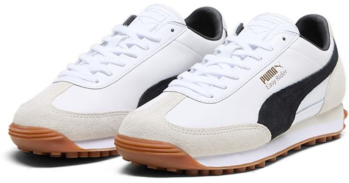PUMA Easy Rider Mix Sneakers in White | Lyst