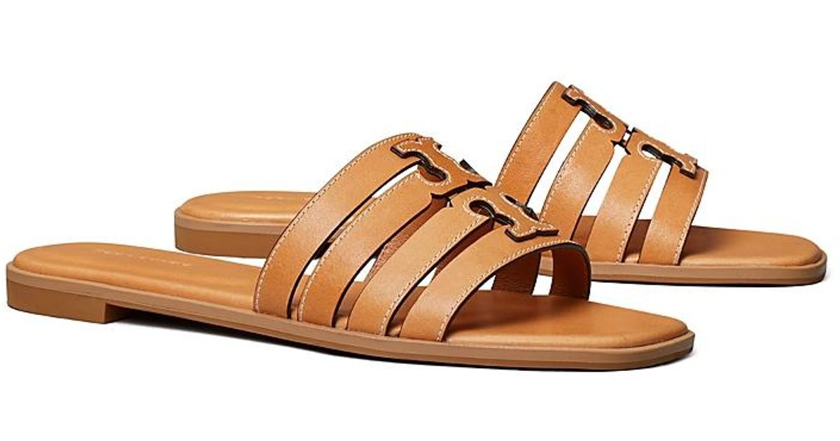 Tory Burch Ines Slide in Brown | Lyst UK