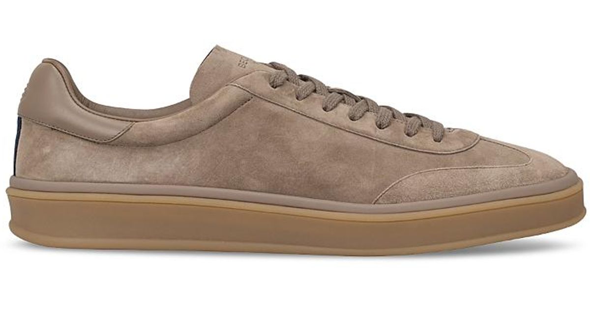 BOSS X David Beckham Zarek Lace Up Sneakers in Brown for Men | Lyst UK