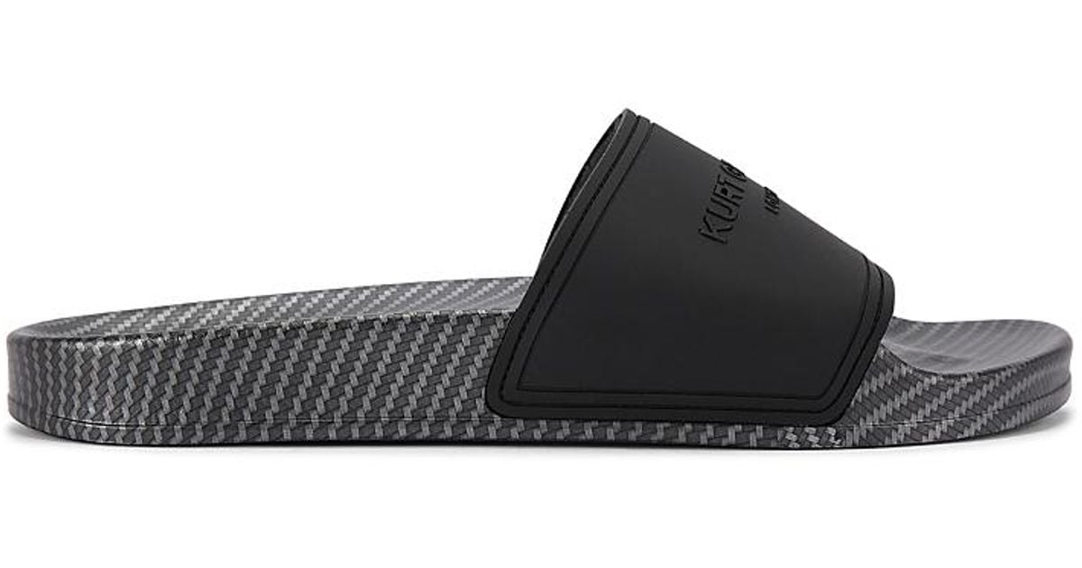 Kurt Geiger Pool Slides in Black for Men | Lyst