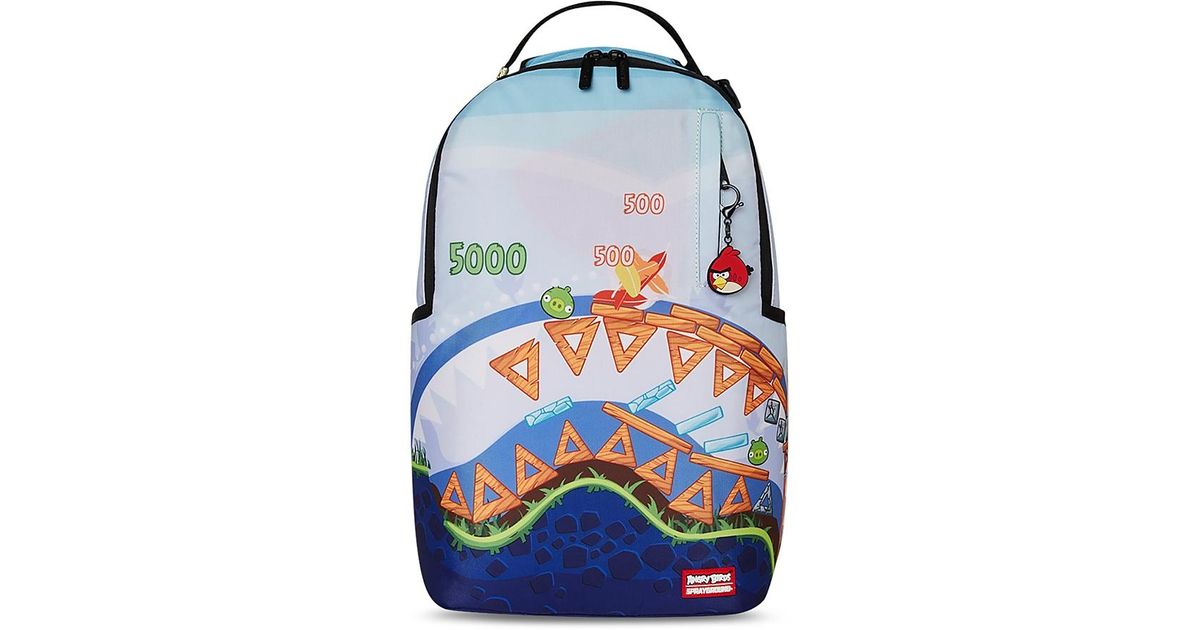 Sprayground Angry Birds Shark Game Backpack in Blue | Lyst