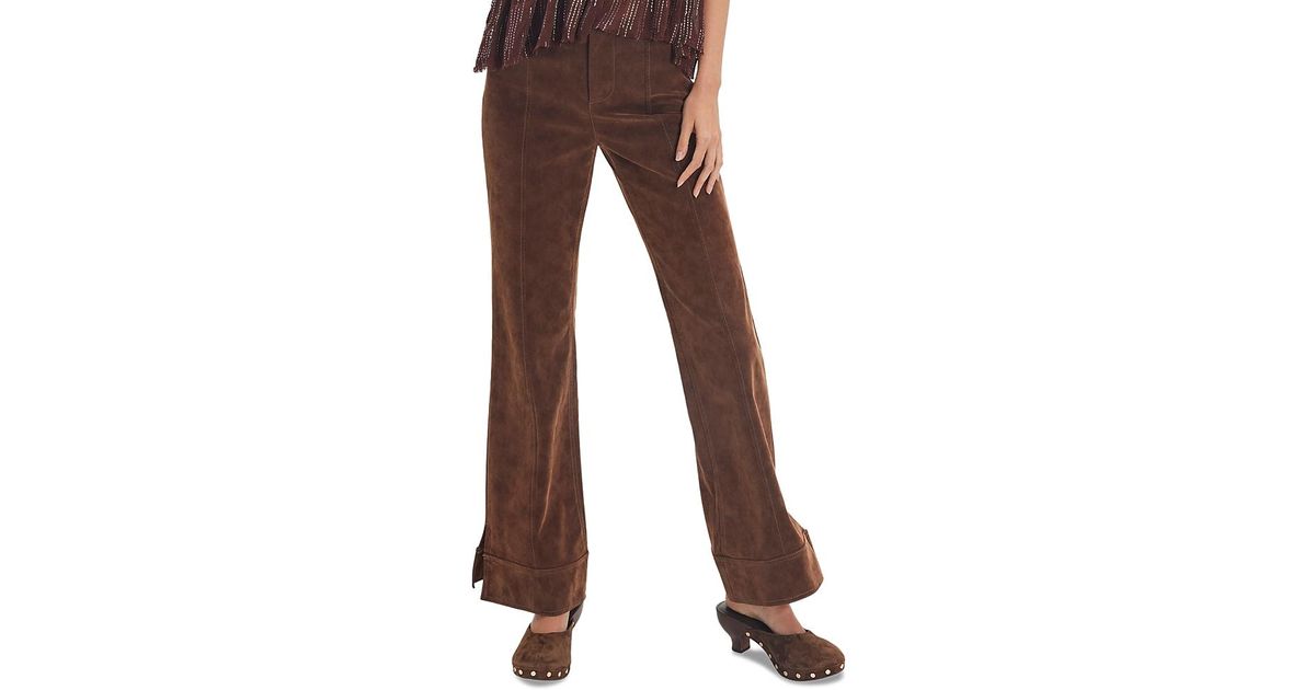 Free People Glow Up Pants in Brown | Lyst