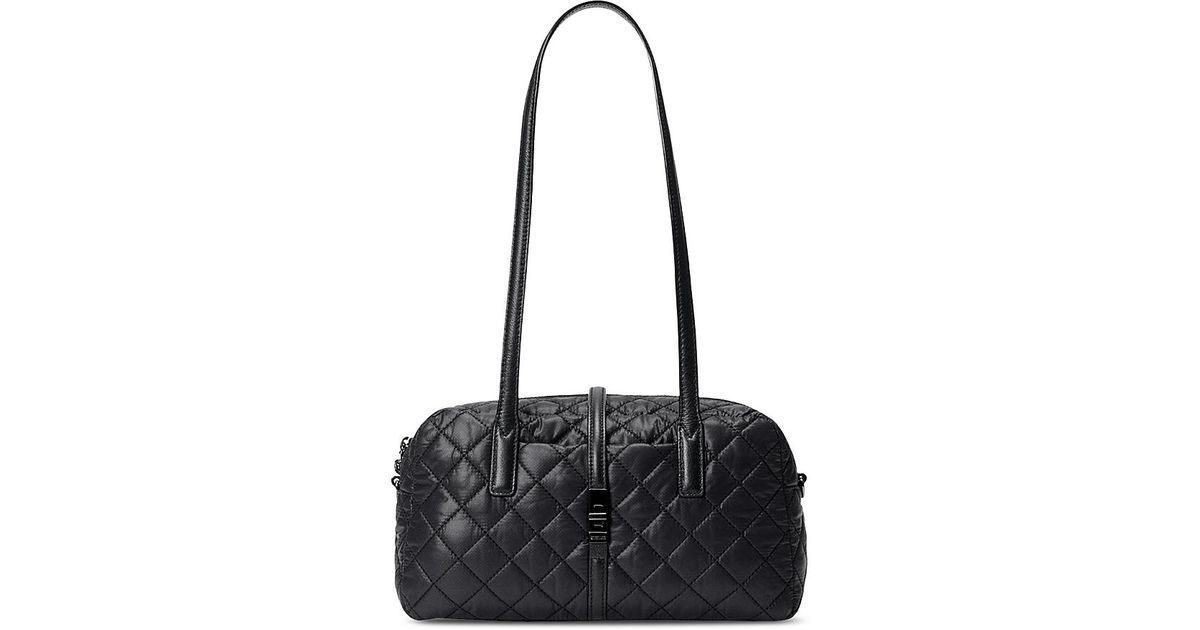 MZ Wallace Small Astor Satchel in Black | Lyst UK