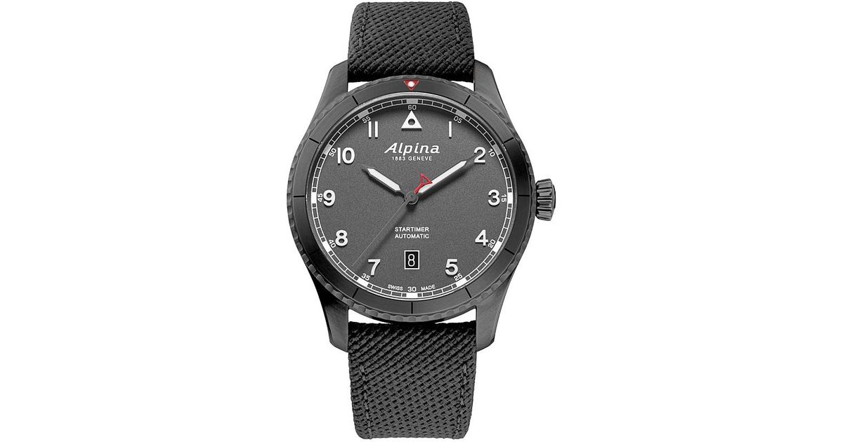 Alpina Startimer Pilot Automatic Watch, 41Mm in Grey for Men | Lyst UK