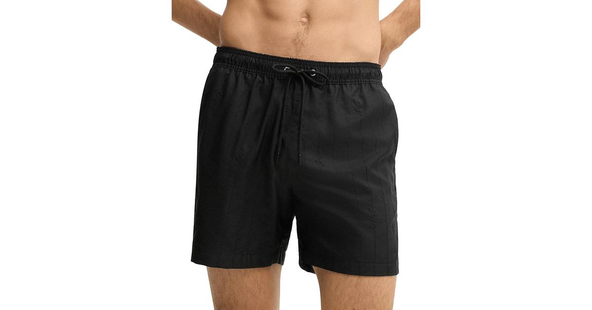 BOSS James 5 Swim Trunks in Black for Men | Lyst