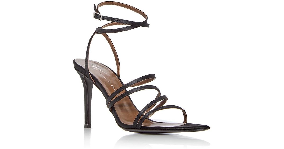 Giuseppe Zanotti Intriigo Claire Strappy High Heel Sandals in Metallic ...