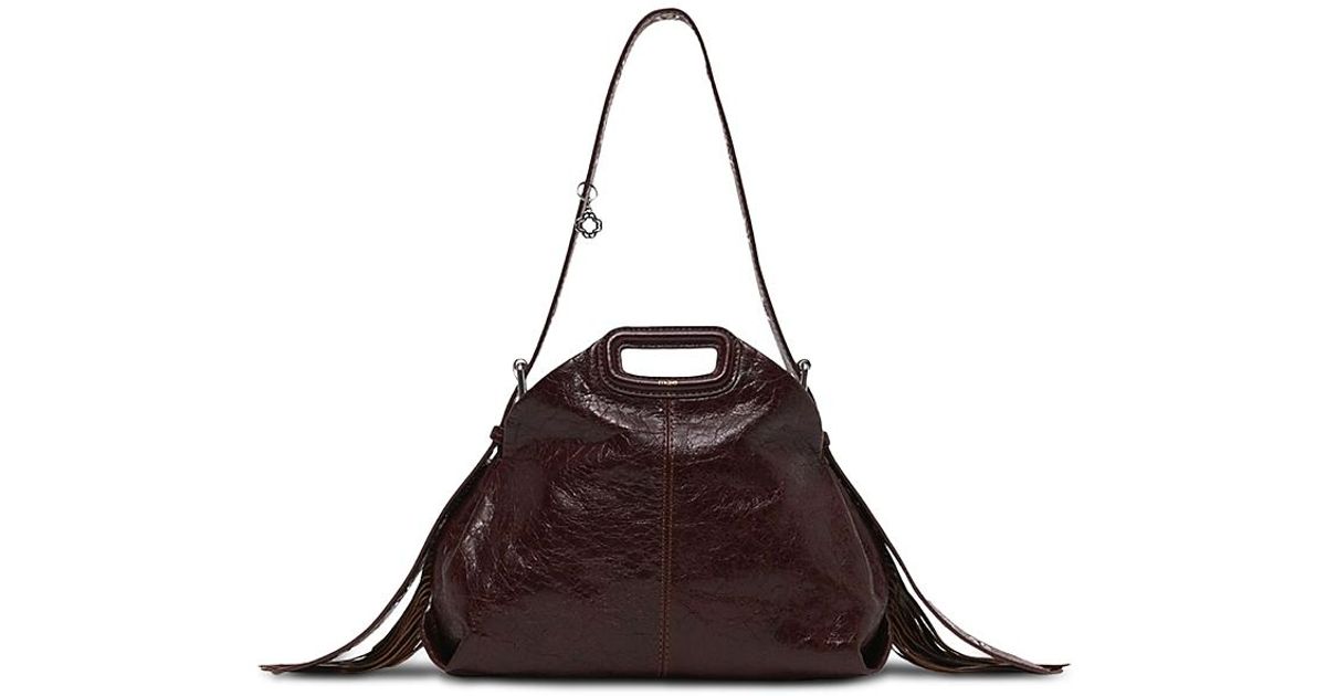 Maje Miss M Crossbody Bag in Brown | Lyst