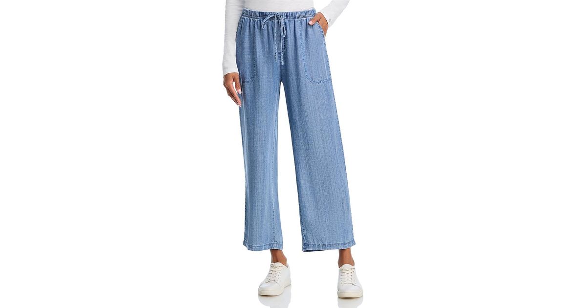 Splendid Angie Denim Pants in Blue | Lyst UK