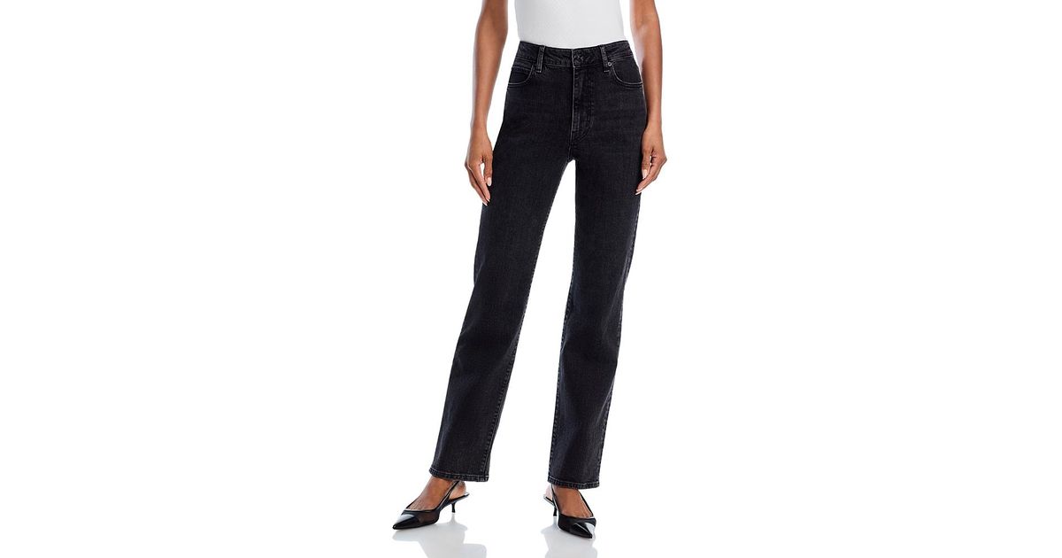 FRAME The Ruler Straight Leg Jeans in Blue | Lyst UK