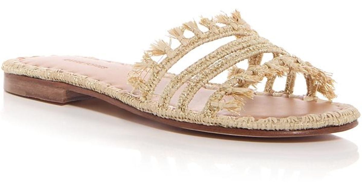 Carrie Forbes Raffia Sandals