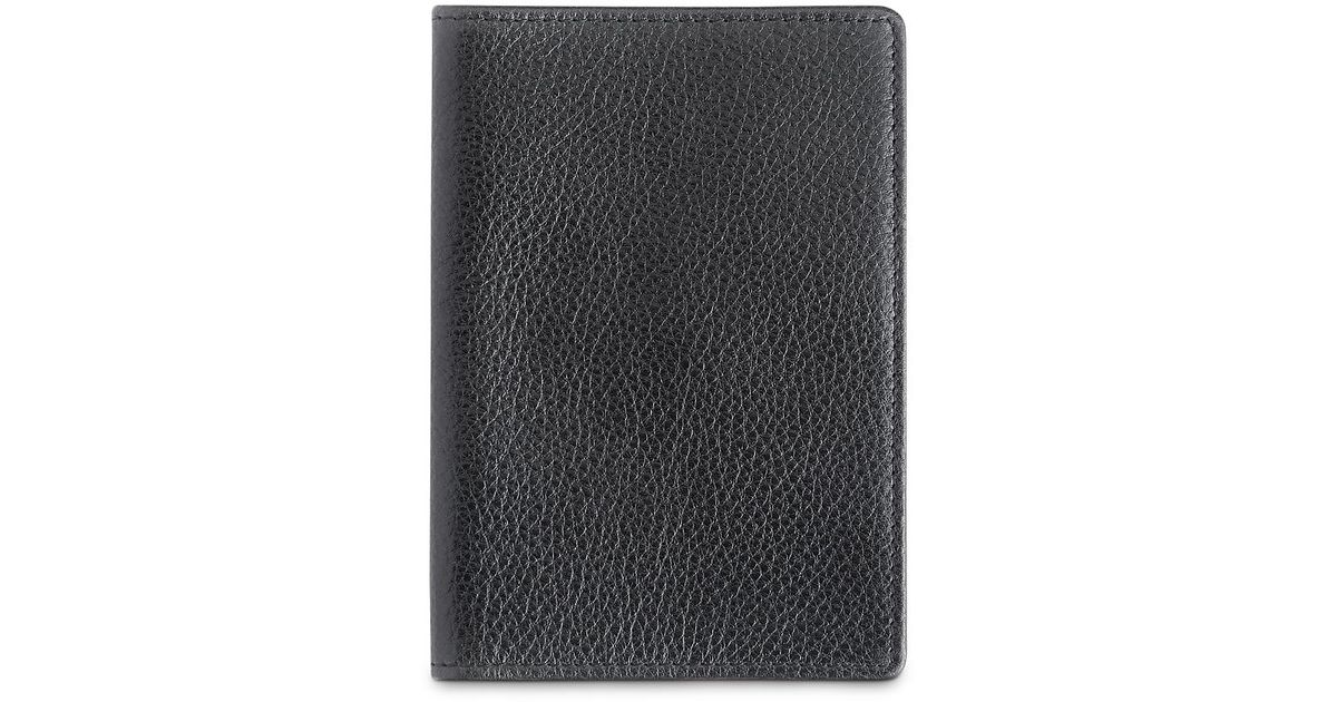 ROYCE New York Leather Rfid Blocking Passport Case in Black | Lyst
