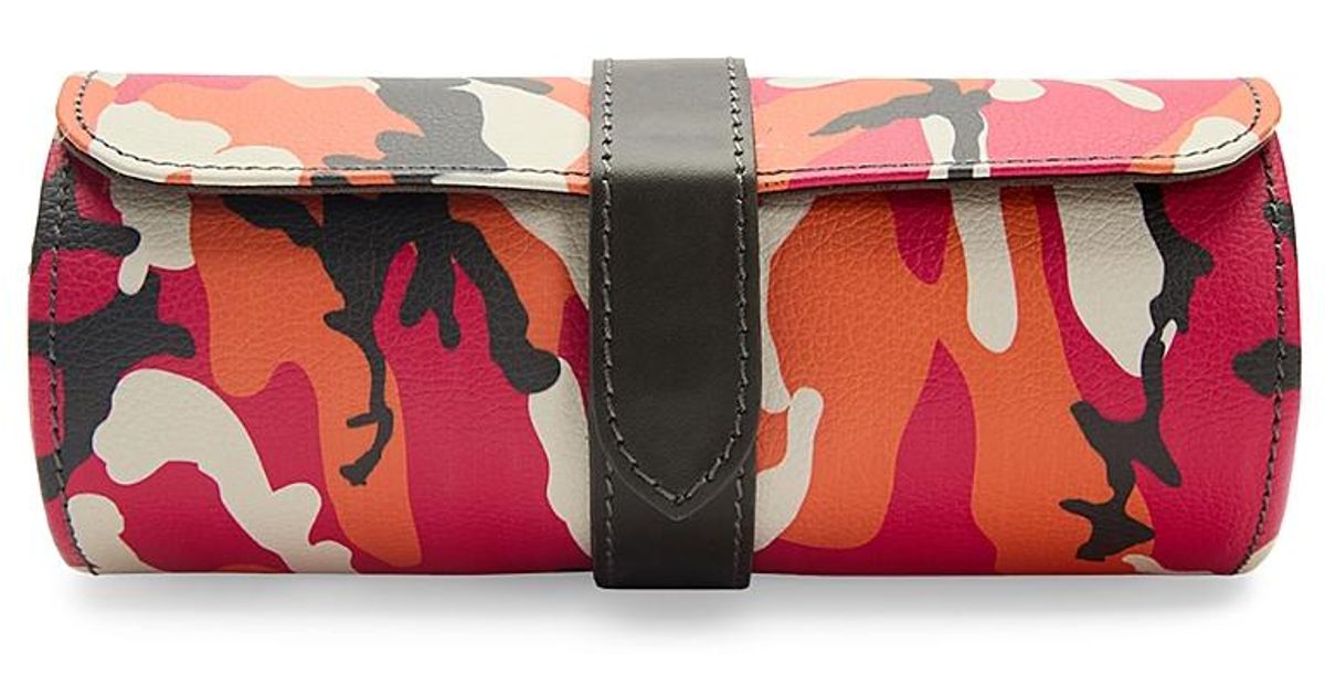 Wolf 1834 Elements Triple Watch Roll in Red | Lyst