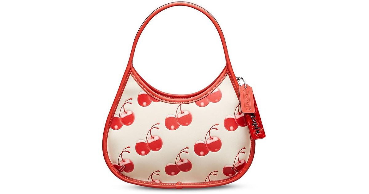 Coachtopia Cherry Print Ergo Bag in Red | Lyst