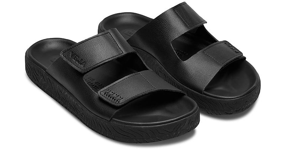 Veja Etna Slide Sandals in Black | Lyst