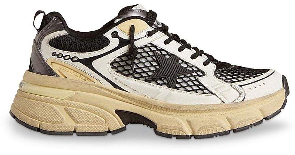 Golden Goose Lightstar Net Sneakers in Black for Men | Lyst UK