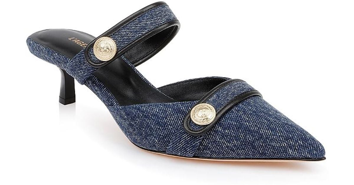 L'Agence Gilliane Pumps in Blue | Lyst