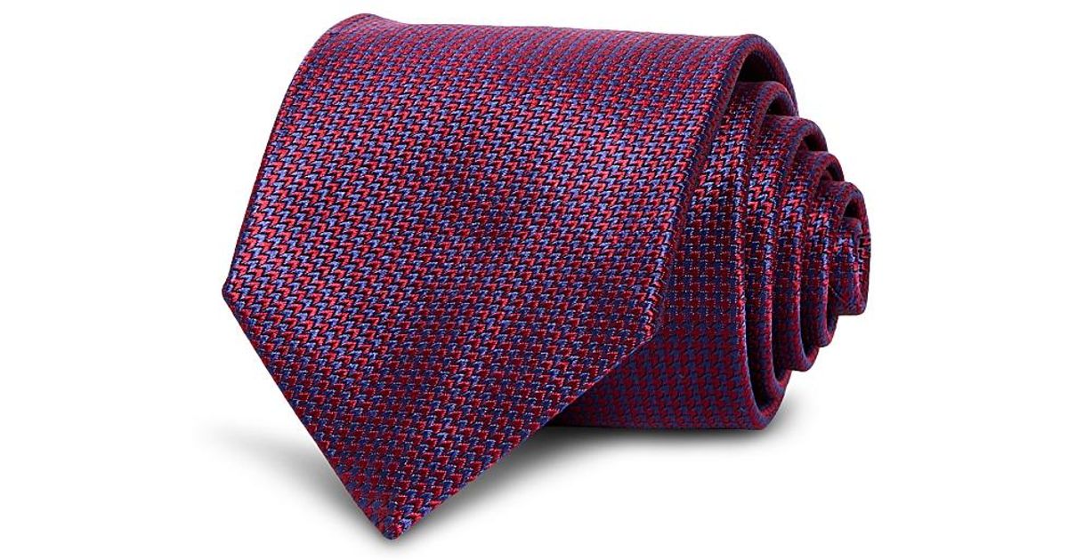 David Donahue Classic Grid Tie in Purple for Men | Lyst