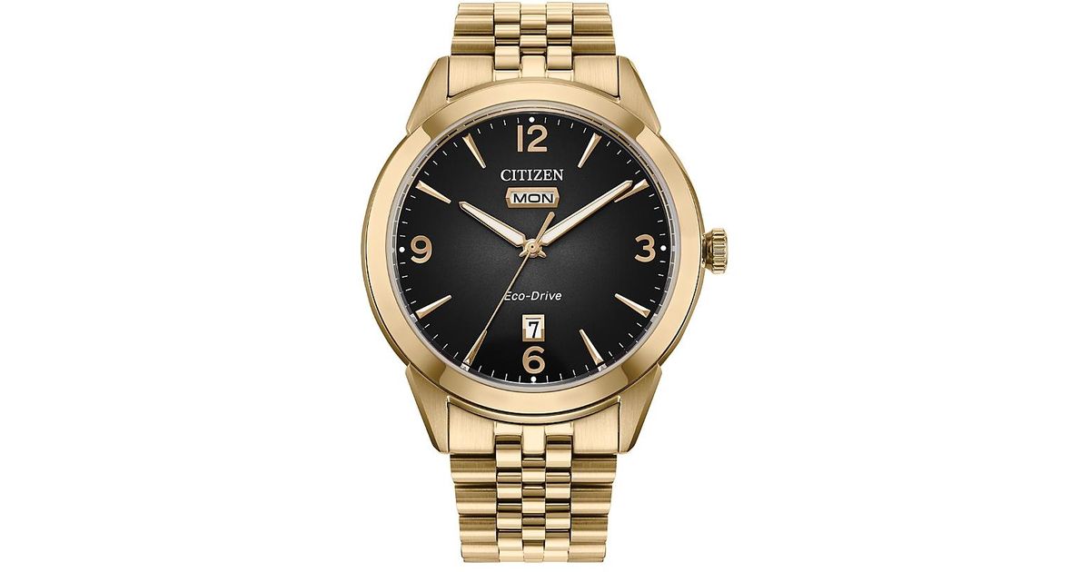 Citizen Eco Drive Classic Rolan Watch, 41Mm in Metallic for Men | Lyst