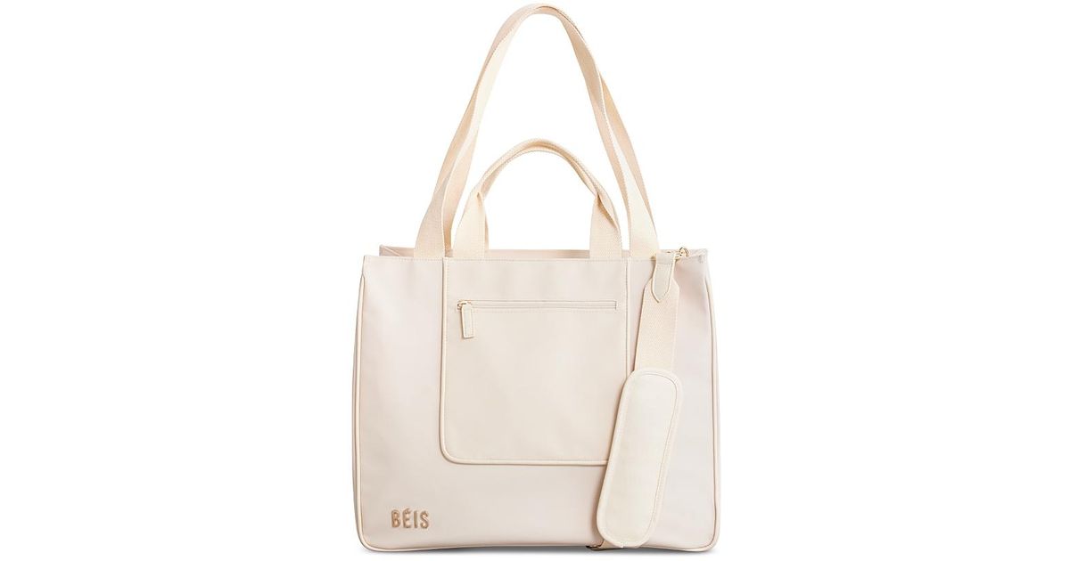 BEIS The East To West Tote in White | Lyst