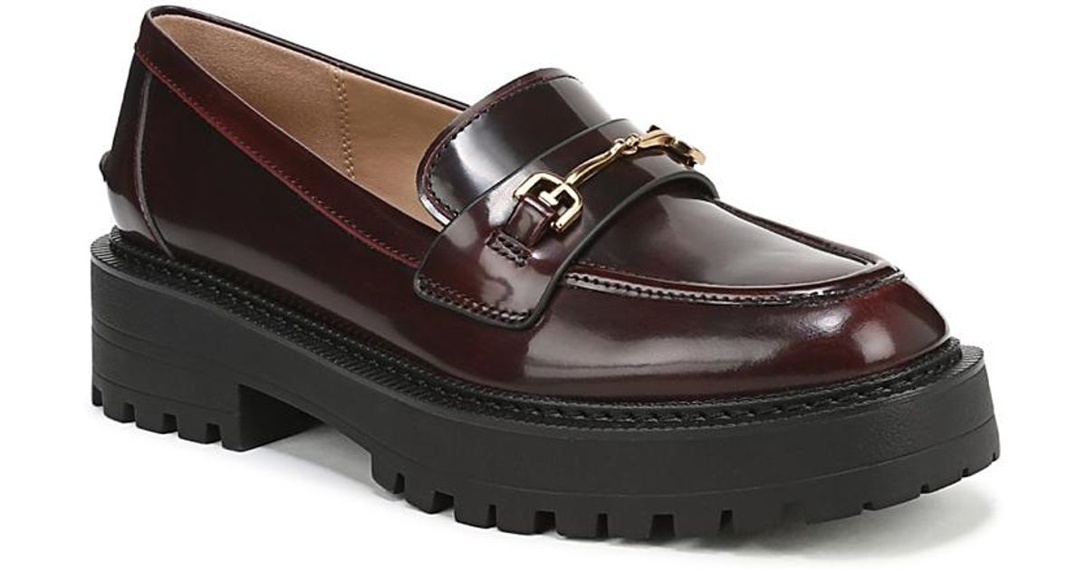 Sam Edelman Lea Loafer Flats in Brown | Lyst
