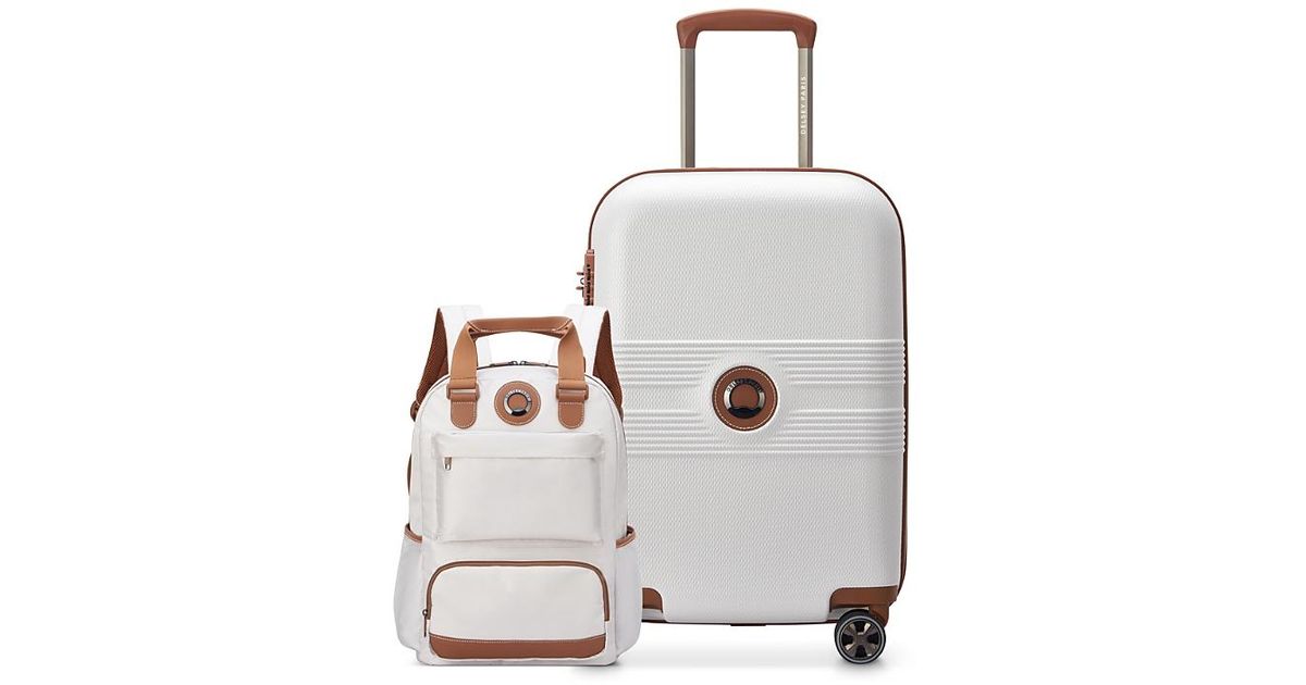 Delsey Paris Flanerie Backpack And Carry On Set in White | Lyst