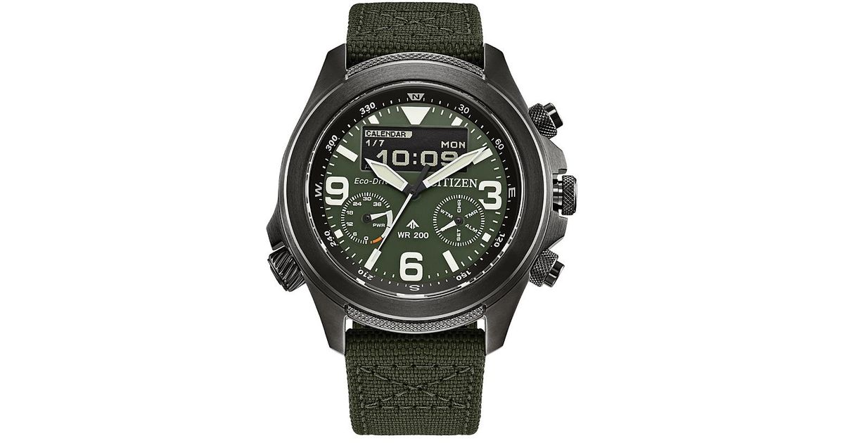 Citizen Eco Drive Promaster Land Watch, 44Mm in Gray for Men | Lyst