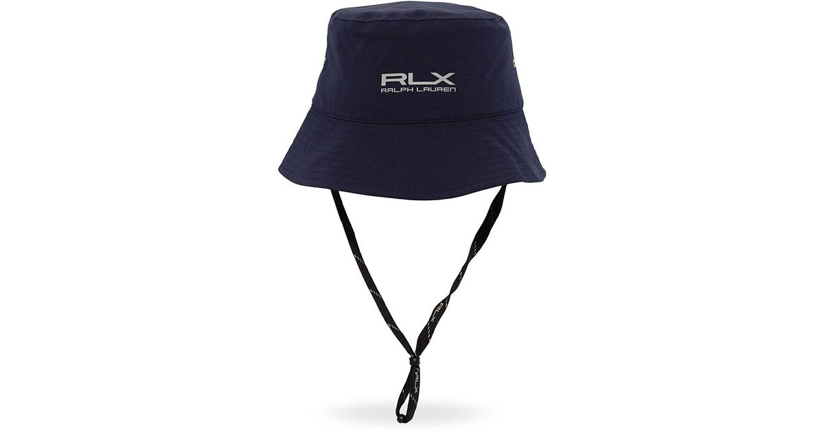Polo Ralph Lauren Rlx Performance Bucket Hat in Blue for Men | Lyst