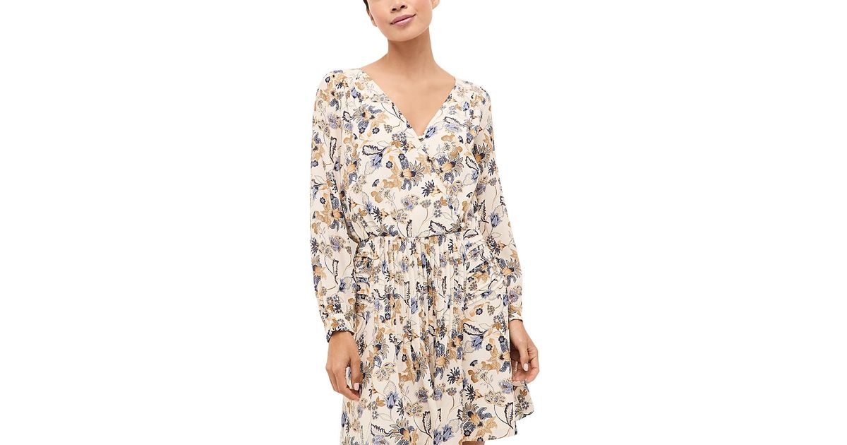 Marie Oliver Vera Silk Dress in White | Lyst