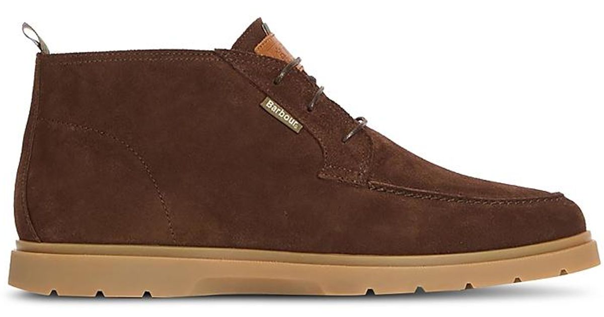 Barbour Tucker Chukka Boots in Brown for Men | Lyst
