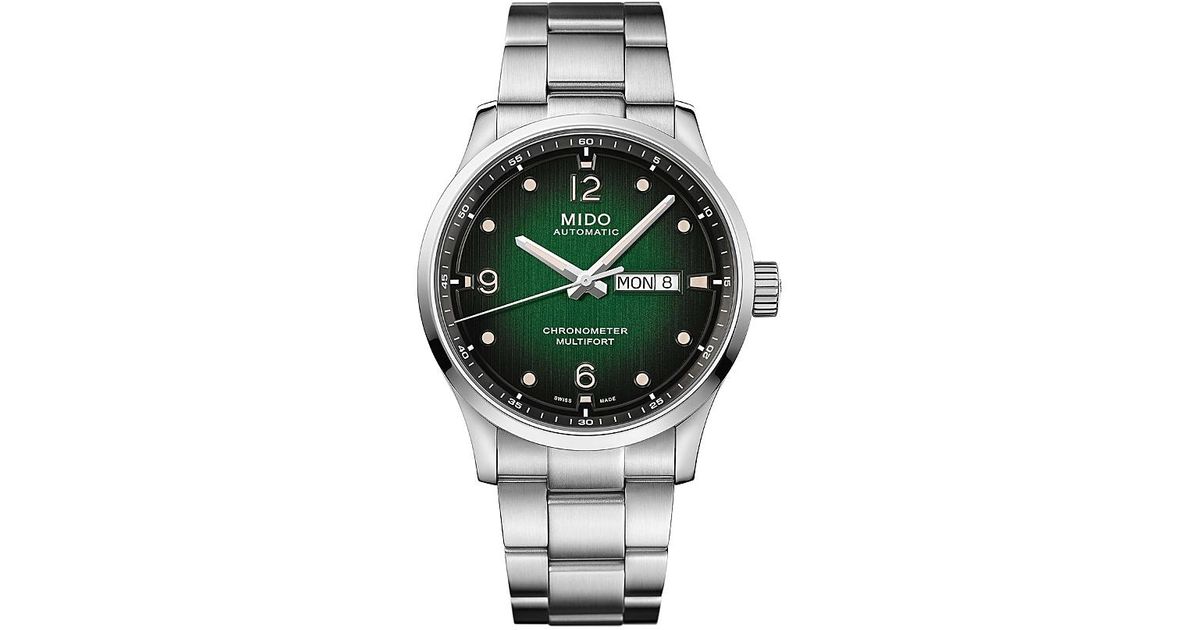 MIDO Multifort M Chronometer Watch, 42Mm in Gray | Lyst