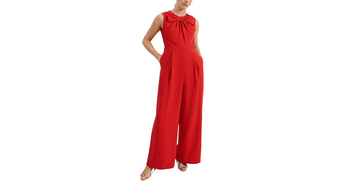 Phase Eight Saffron Jumpsuit in Red | Lyst UK