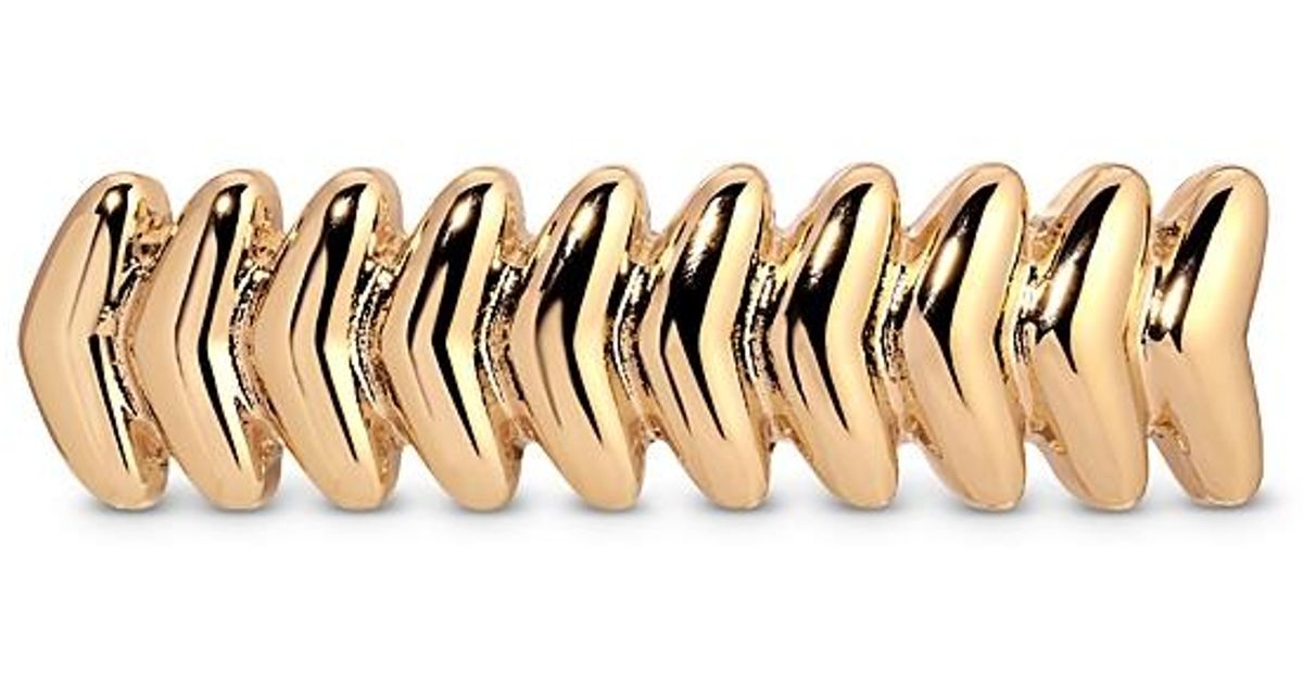 Ettika Moderna Chevron Hair Clip in Metallic | Lyst